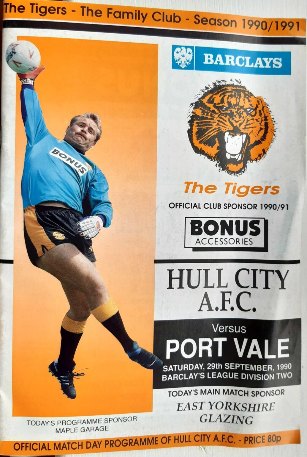Photo Essay: a quiz about Port Vale in a Hull City programme - onevalefan